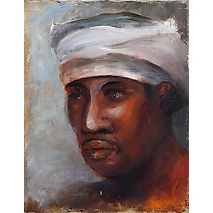 Portrait of a Man with White Turban