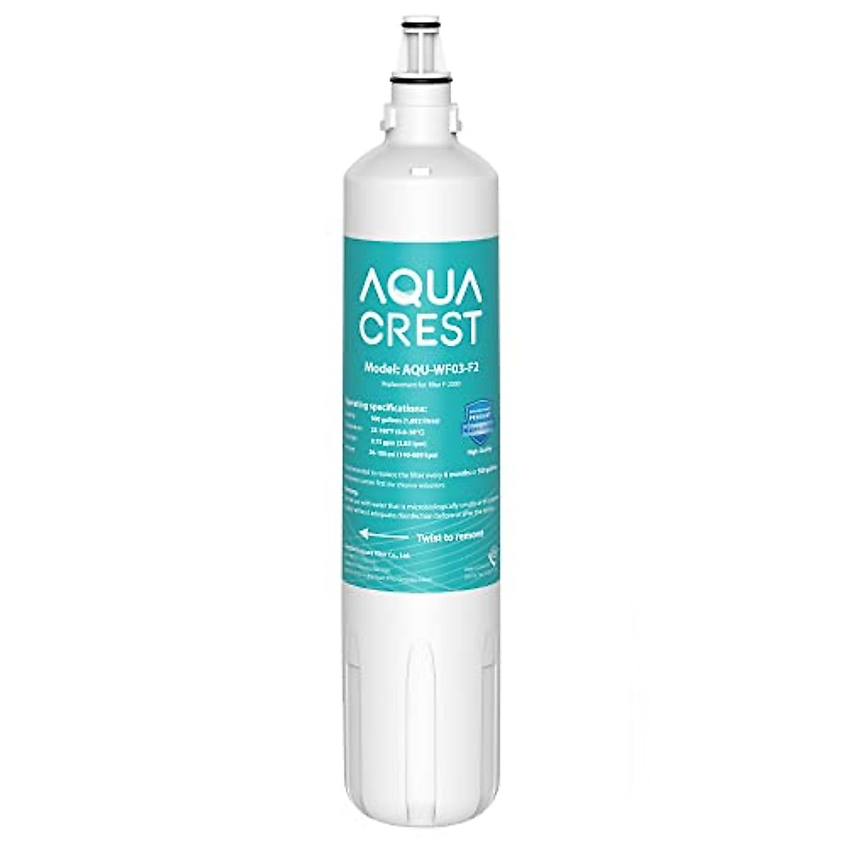 AQUA CREST F-2000 Under Sink Water Filter, Compatible with F-2000&F2000s, F-1000&F-1000S, AquaPure AP Easy C-Complete, Model No. WF03-F2