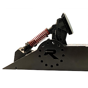 GTR Simulator RS30 Ultra Force Feedback Driving Racing Wheel Suede Leather Cover Instant Gear Shifters with V3 Responsive Adjustable Metal Base 2-Pedals for PC