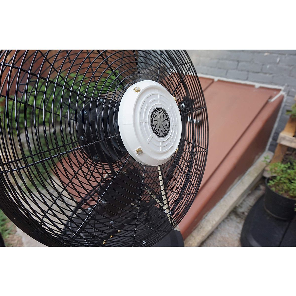 TPI PM18S Outdoor Rated Self-Contained Power Mister, Stand Alone, Medium Pressure, 18" Blade Size, 120-Volt with GFCI Plug