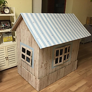 Yifely Light Brown Wood Grain Shelving Paper Self Adhesive Shelf Liner PVC Dresser Drawer Cabinet Sticker 17.7 Inch by 9.8 Feet