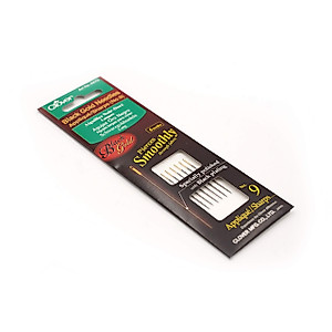Clover Needles, Applique/Sharps No. 9, Black/Gold