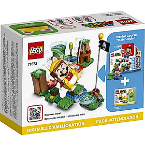 LEGO Super Mario Cat Mario Power-Up Pack 71372 Building Kit, Cool Toy for Kids to Power Up The Mario Figure in The Adventures with Mario Starter Course (71360) Playset (11 Pieces)