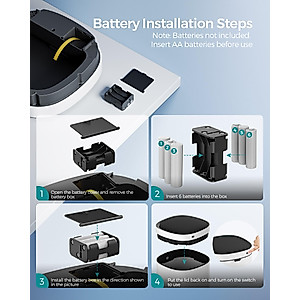 SONGMICS Motion Sensor Trash Can, 13 Gallon Automatic Kitchen Garbage Can, Multi-Colored Indicator Lights, Ozone Odor Control, Stay-Open Lid, Tall, Stainless Steel, White ULTB620W50