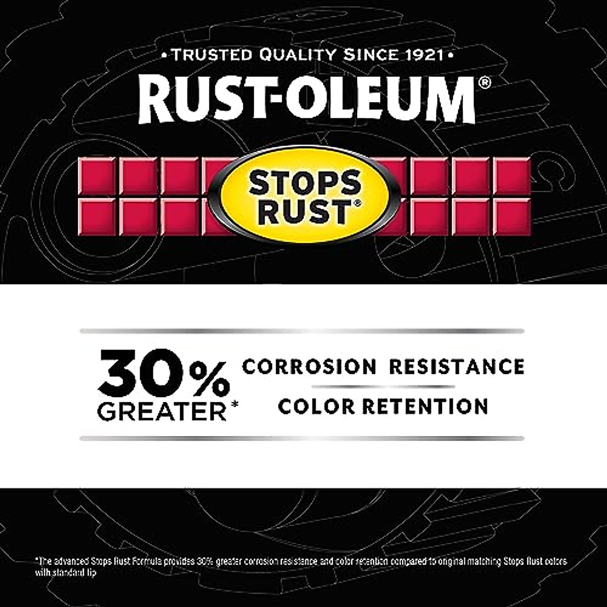 Rust-Oleum 376869 Stops Rust Custom Spray 5-in-1 Spray Paint, 12 oz, Satin Black
