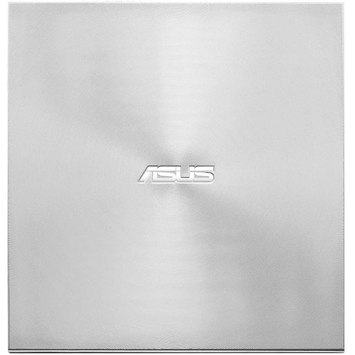 ASUS ZenDrive Silver 13mm External 8X DVD/ Burner Drive +/-RW with M-Disc Support, Compatible with both Mac & Windows and Nero BackItUp for Android devices (USB 2.0 & Type-C cables included)