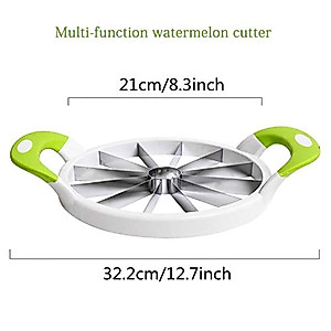 Watermelon Cutter Stainless Steel Melon Fruit Cutting Tools Kitchen Multipurpose Cutter