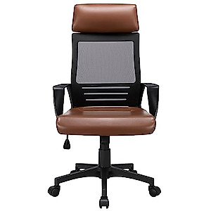 MARURY Big and Tall Office Chair, Adjustable Ergonomic Mesh Swivel Office Chair,360° Freely Rotatable Chair, Modern Soft Comfort Home Office Desk Chair