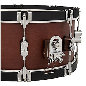 Pacific Drums & Percussion Add-Ons PDP Concept Classic, 6.5x14, Ox Blood/Ebony Hoops Snare Drum (PDCC6514SSOE)