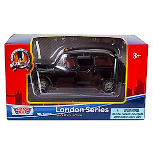 London Taxi 1/38 Scale Diecast Model Toy Car 4.75" Long Motormax 76003