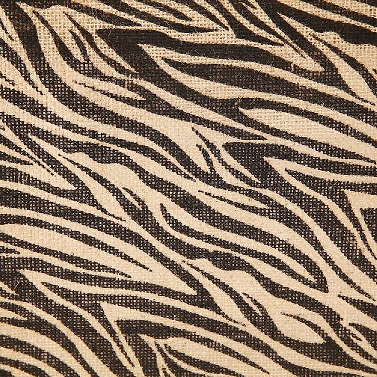 DINYAO Women Summer Beach Shoulder Bags Large Capacity Jute Shopping Tote 16.5x13x7 (Zebra)