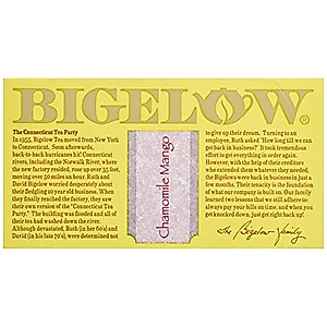 Bigelow Tea Chamomile with Mango Tea, 20 ct