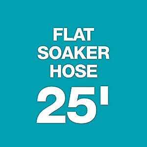 Gilmour Flat Weeper Soaker Hose, 25 Feet, Black (870251-1001)