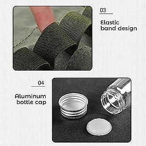 Backpacking Spice Kit, 12 Pcs Portable Camping Salt and Pepper Shakers, Waterproof Outdoor Travel Spice Kit with Seasoning Bottles, Lightweight Multi Spice Containers Bag for Hiking Bbq Glamping