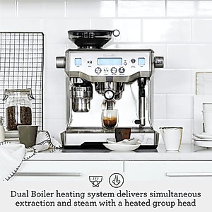 Breville BES980XL Oracle Espresso Machine, Brushed Stainless Steel