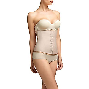 Squeem - Perfectly Curvy, Women's Firm Control Strapless Waist Cincher Beige
