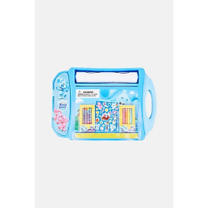 Innovative Designs Blues Clues Roller Art Desk - Blues Clues Art Case for Kids, Arts and Crafts Mess Free Coloring Activities for Kids, Roller Art Paper, Crayons, Markers and Stickers Set - 20+ Pieces