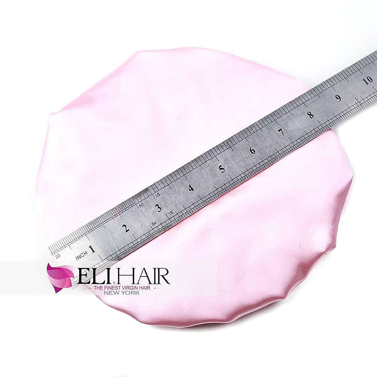 ELIHAIR Kids Satin Bonnet Sleeping Cap for Natural Hair Teens Toddler Child Baby Adjustable Satin Cap for Night Sleeping Reversible Double Layer Pink/Purple