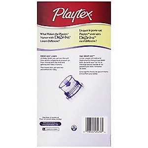Playtex Nurser System Drop Ins Bottle Liners, Pre-Formed, Soft, 50 ct, 8 oz