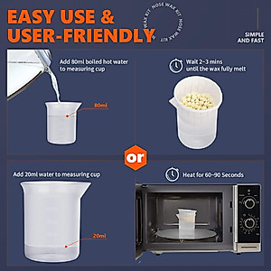 Lifestance Nose Wax Kit, Nose Hair Wax, Nose Wax for Quick & Easy Hair Removal, Painless Nose Hair Waxing Kit for Men Women (15-20 Times Usage)