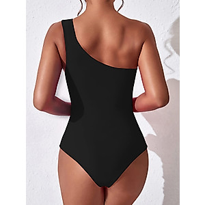 BEILON one piece swimsuit (as1, alpha, l, regular, regular, black)