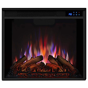 Real Flame Vivid Flame Electric Firebox, Black