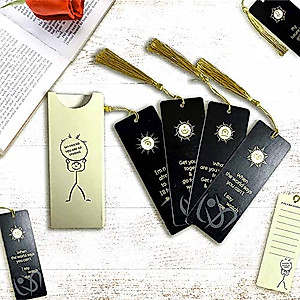 10 Pcs Bookmarks for Women, Cool Funny Unique Bookmarks, Personalized Bookmarks for Teens, Bookmark Set for Self-improvement and Self-encouragement