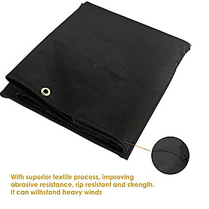 Uniflasy Heavy Duty Patio Cover for Camp Chef 2 Burner Stoves, Fits OSD-60LW, EX-60, CC-60, DL-60, DC-60LW, DH-280, DH-170, SOC-60, UV and Water Resistant Double Stove Cover