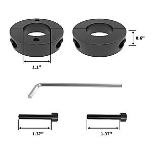 HEADMALL Fix Sinking Office Chair Clamps 2 Pcs Gas Lift Cylinder Piston Stoppers Replacement Parts for Heavy Duty Office Chairs Cylinder Removal Tool