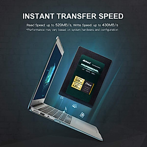 INLAND Professional 256GB SSD 3D TLC NAND SATA III 6Gb/s 2.5" 7mm Internal Solid State Drive (256GB)