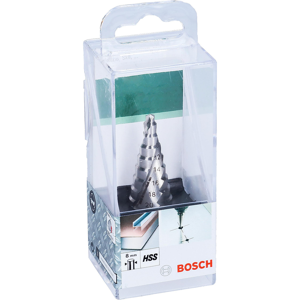 Bosch 2609255115 4-20mm x 75mm HSS Step Drill Bit