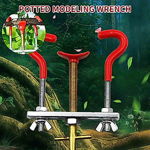GOODTRADE8 Branch Bender Tool,Branches Bender Bending Clips Twig Clamps Plant Trainer Clips,Bonsai Modulator Trunk Adjuster Pruner Gardening Tree Bending Tool