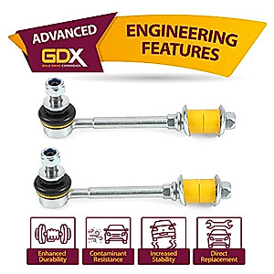 Metrix Premium GDX 2 PCS Front Sway Bar Stabilizer Link K90681 Fits 2005-2014 Toyota Tacoma RWD, 2000-2005 Toyota Tundra, 1996-2002 Toyota 4Runner