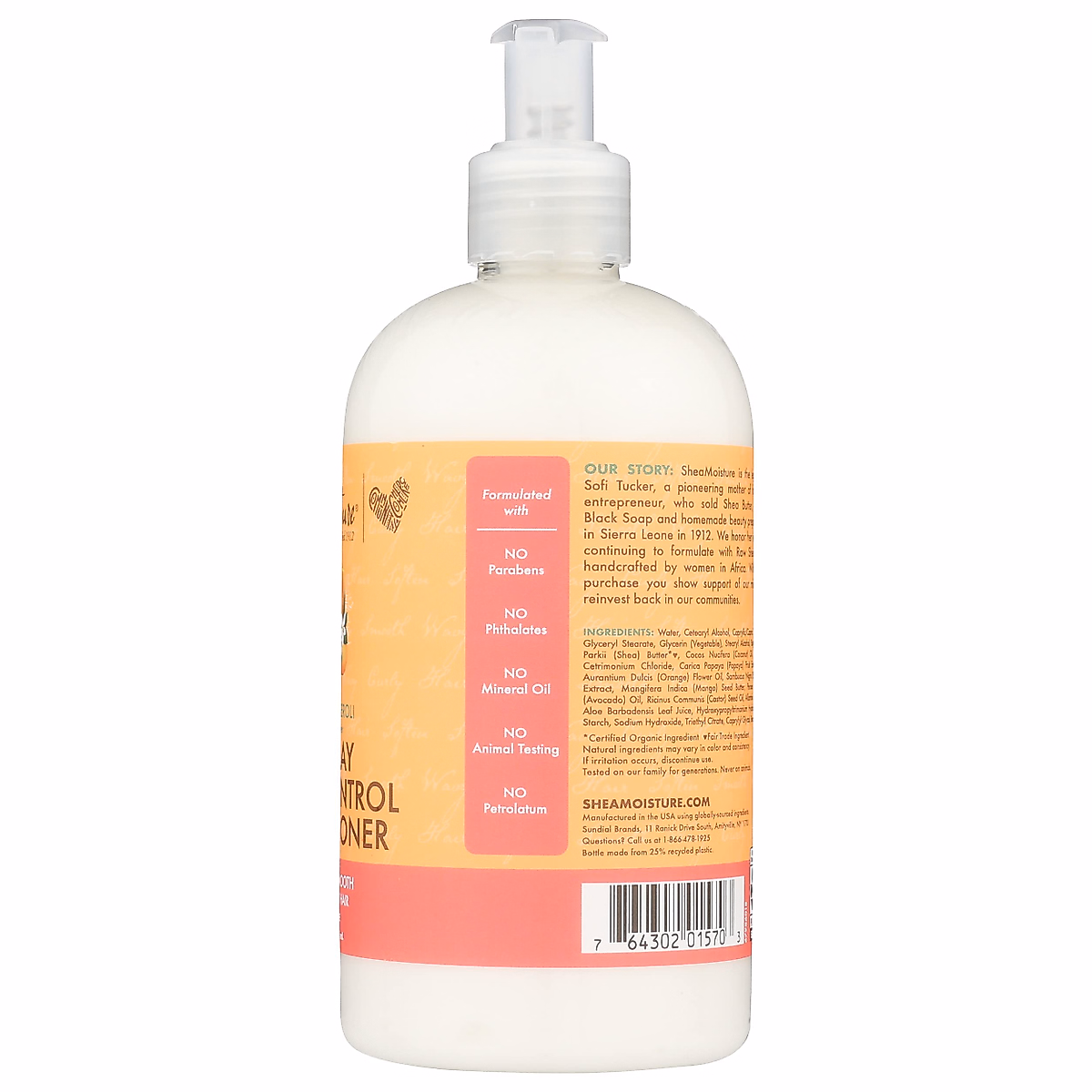 Shea Moisture, All Day Frizz Control Conditioner Papaya & Neroli, 13 Ounce