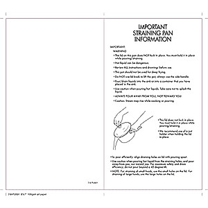 Farberware 21907 Dishwasher Safe Nonstick Sauce Pan/Saucepan with Straining and Lid, 1 Quart, Silver