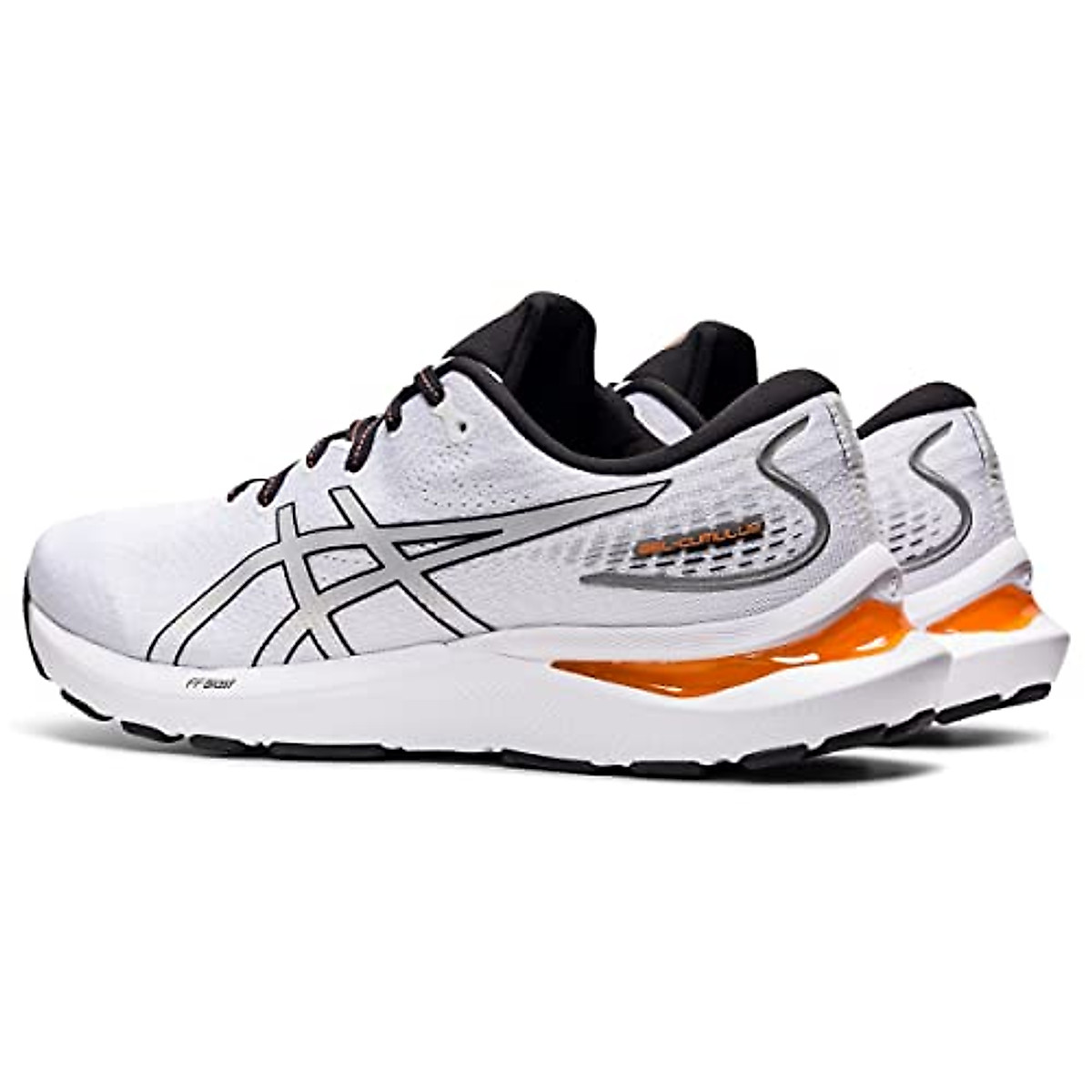ASICS Men's Gel-Cumulus 24 Shoes, 10.5, White/Piedmont Grey