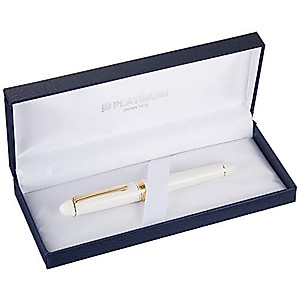 Platinum Fountain Pen #3776 Century (Extra Fine, Chenonceau White)