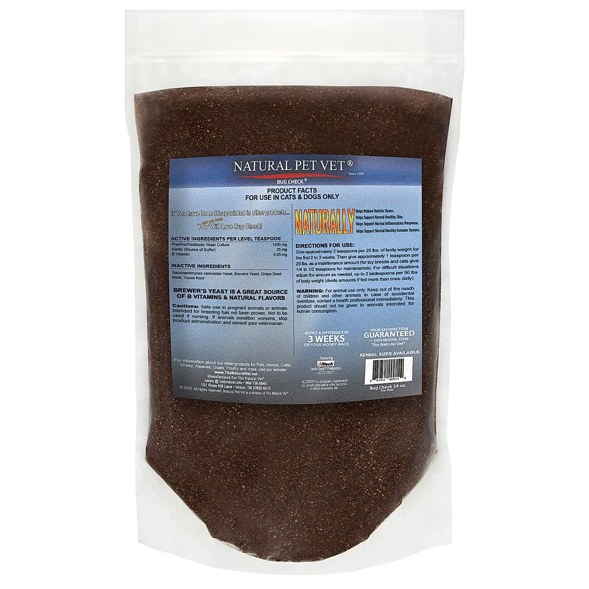 NATURAL PET VET - Bug Check for Dogs and Cats 24oz