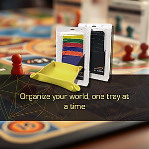 BCW Spectrum Bit Trays - 6 Foldable Silicone Trays for Board Game Storage