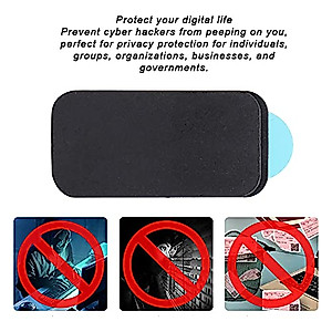 Laptop Camera Cover, Anti-peep Webcam Cover for Desktops for Smartphones for Laptops for Tablets(Black)