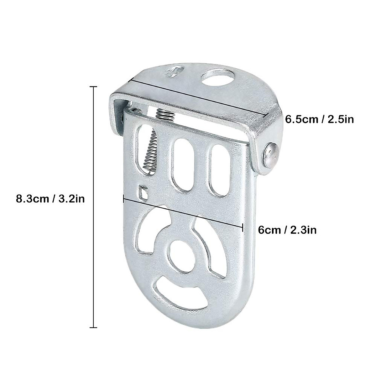 Lixada 1 Pair Bicycle Folding Foot Rest for Kids Bike Rear Seat Safety Footrest Foot Plates Pedals