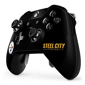 Skinit Decal Gaming Skin Compatible with Xbox One Elite Controller - Officially Licensed NFL Pittsburgh Steelers Team Motto Design
