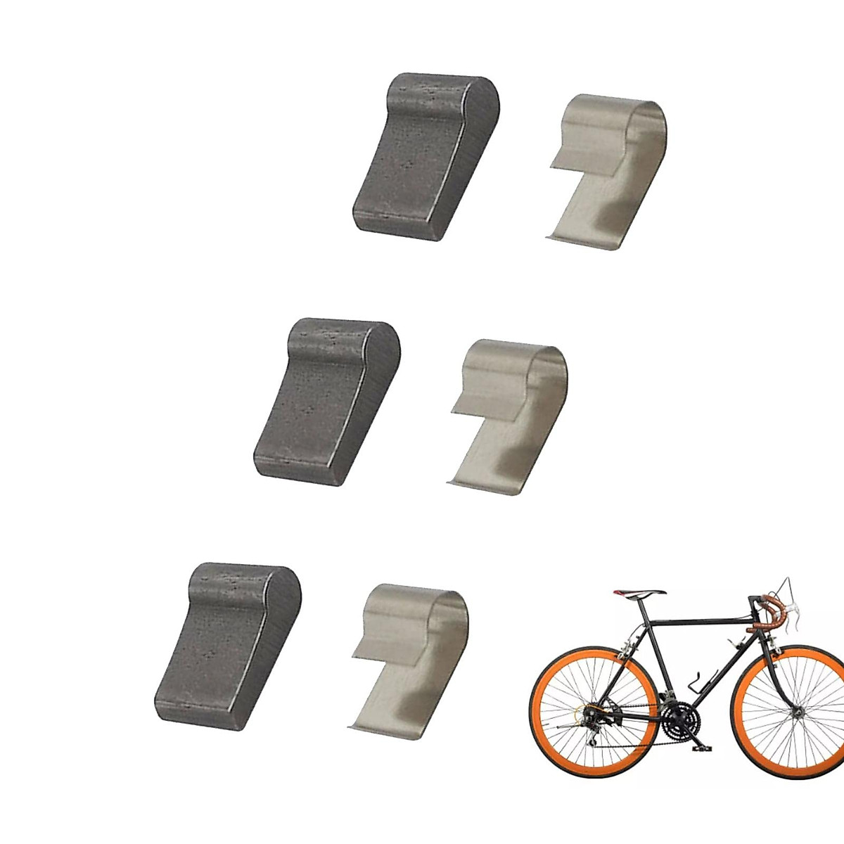 Bicycle Wheel Rim Kit for Bicycle,Bicycle Wheel Springs for Road Bike, MTB, Folding Bike | Wheel Hub Bolt Screw Attachment Bicycle Accessories for Bicycle Hub Generic