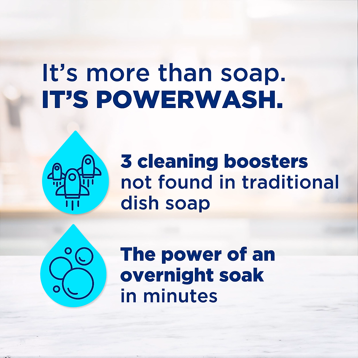 Dawn Powerwash Fresh Dish Spray, Liquid Dish Soap, Dish Soap Refill, Dish Detergent Liquid, 2 Refills, 43 Fl Oz