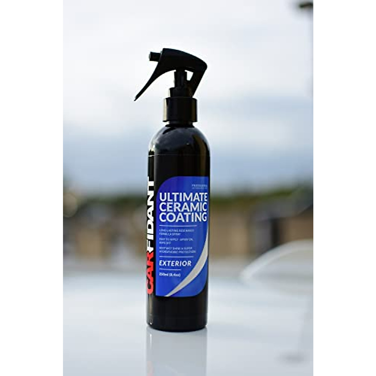 Carfidant Ceramic Coating Spray - Premium Paint Polishing Spray - Hydrophobic Paint Sealant Polish Spray