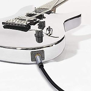 tisino 3.5mm to 1/4 Headphone Jack Adapter Cable 6.35mm 1/4" Male to 1/8" Female Adapter for Headphones, Amplifiers, Guitar Amp, Keyboard Piano, Home Theater, Speaker, Mixing Console - 5 feet