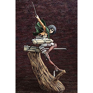 Kotobukiya Attack On Titan: Mikasa Ackerman (Renewal Package Variant) ArtFX J Statue, Multicolor