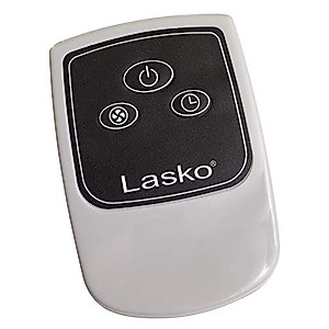 Lasko Cyclone Pedestal Fan, Adjustable Height, Remote Control, Timer, 3 Speeds, for Bedroom, Kitchen, Office and Living Room, 18", White, 1885, Large