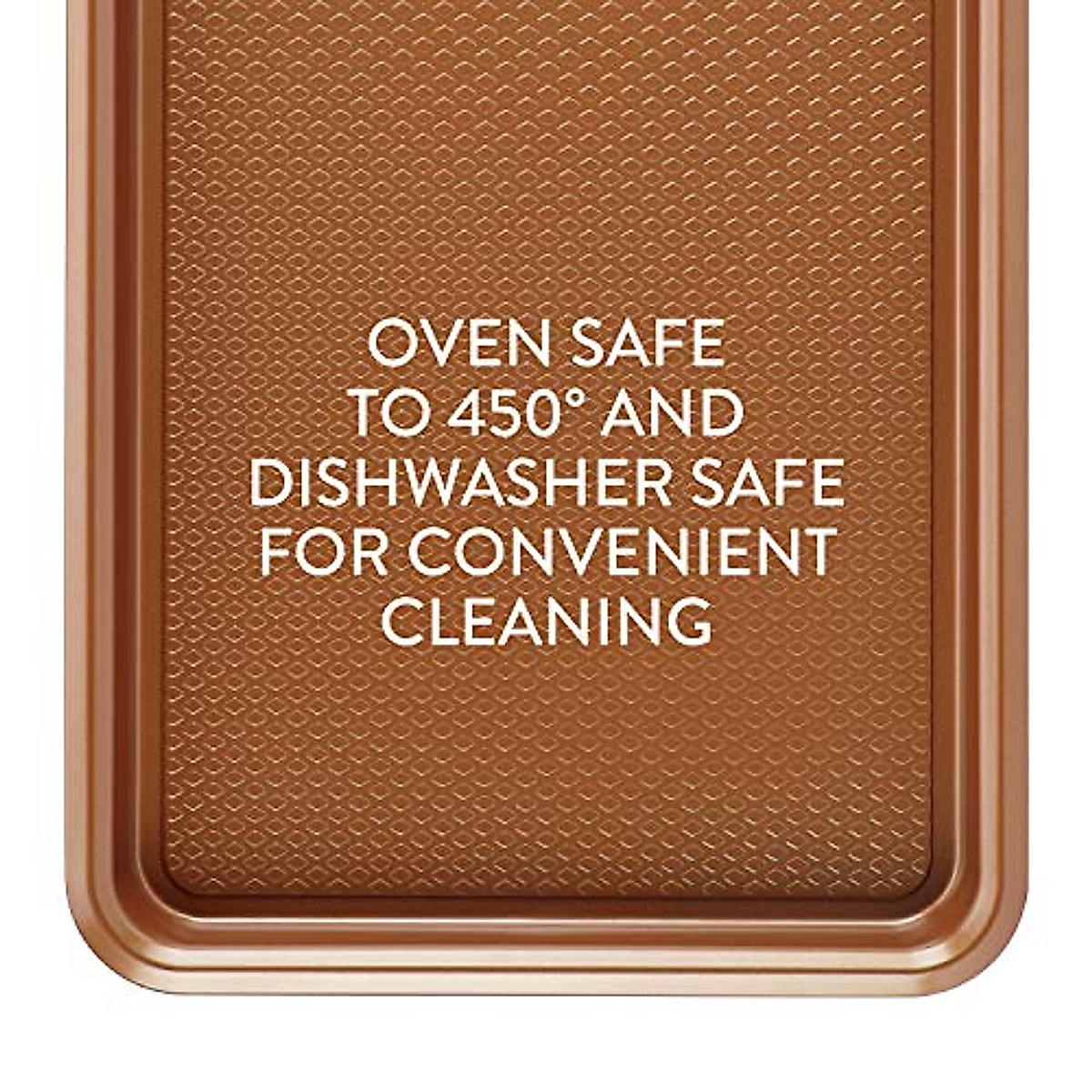 Ayesha Curry Nonstick Bakeware Set/Baking Pans - 3 Piece, Brown
