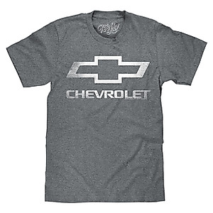 Chevrolet Logo T-Shirt Soft Touch Fabric-Large Graphite Heather